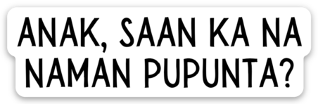 Tagalog Sticker – Manila Candle